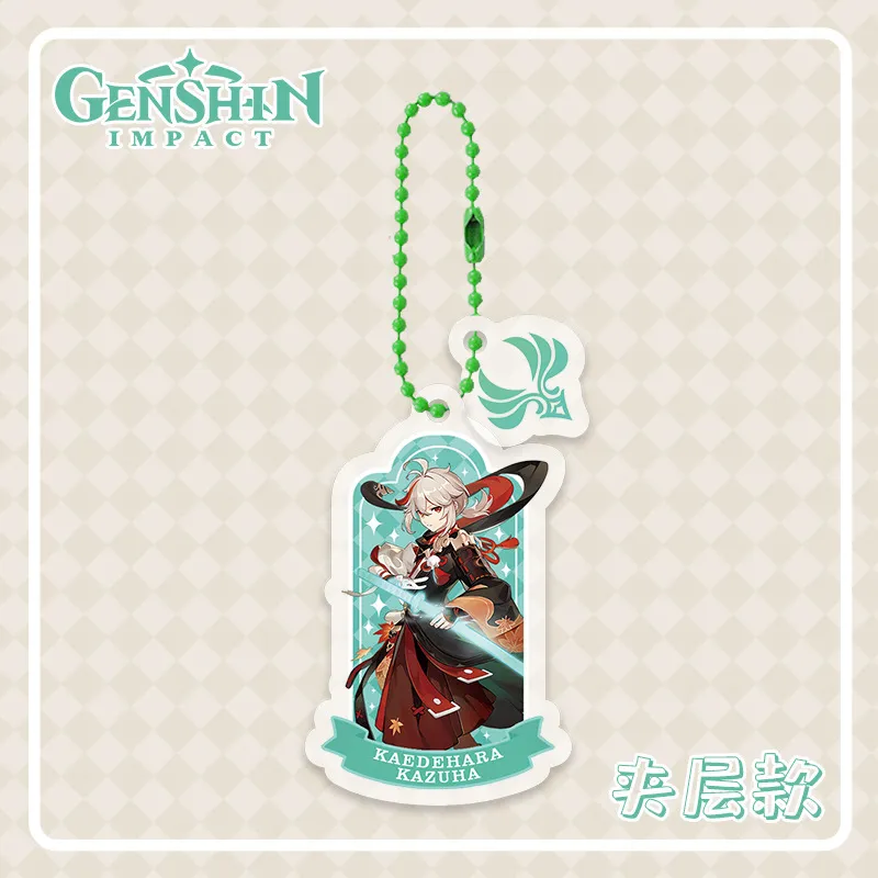 Anime Keychain Genshin تأثير Nilou Cyno Yelan Acrylic Interlayer Key ...