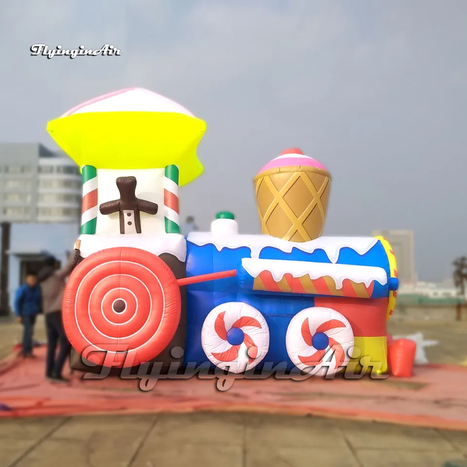 Wholesale Sweet Inflatable Candy Train Model Advertising Air Blow Up ...