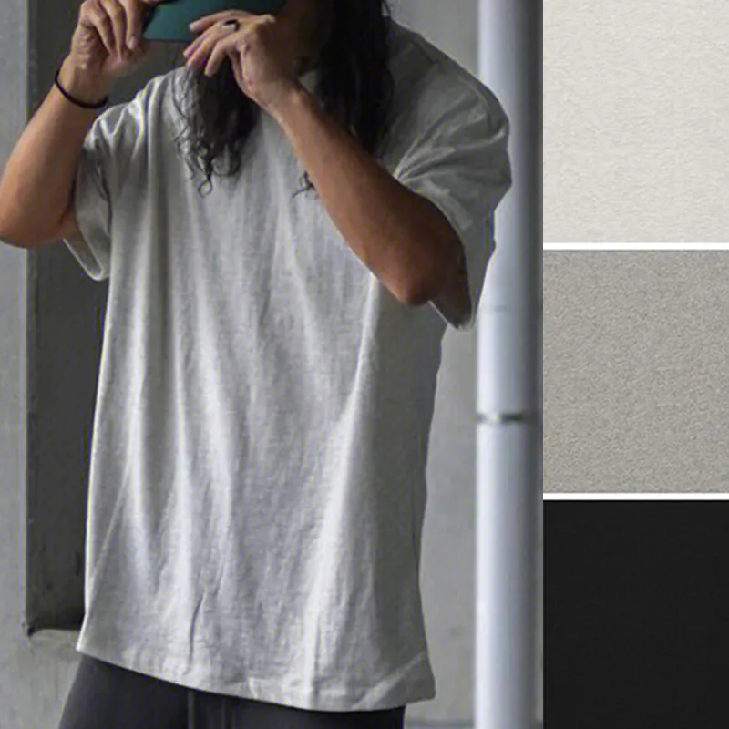 Wholesale Oversized Hip Hop T Shirt: Men's Streetwear Tee With Flocking ...