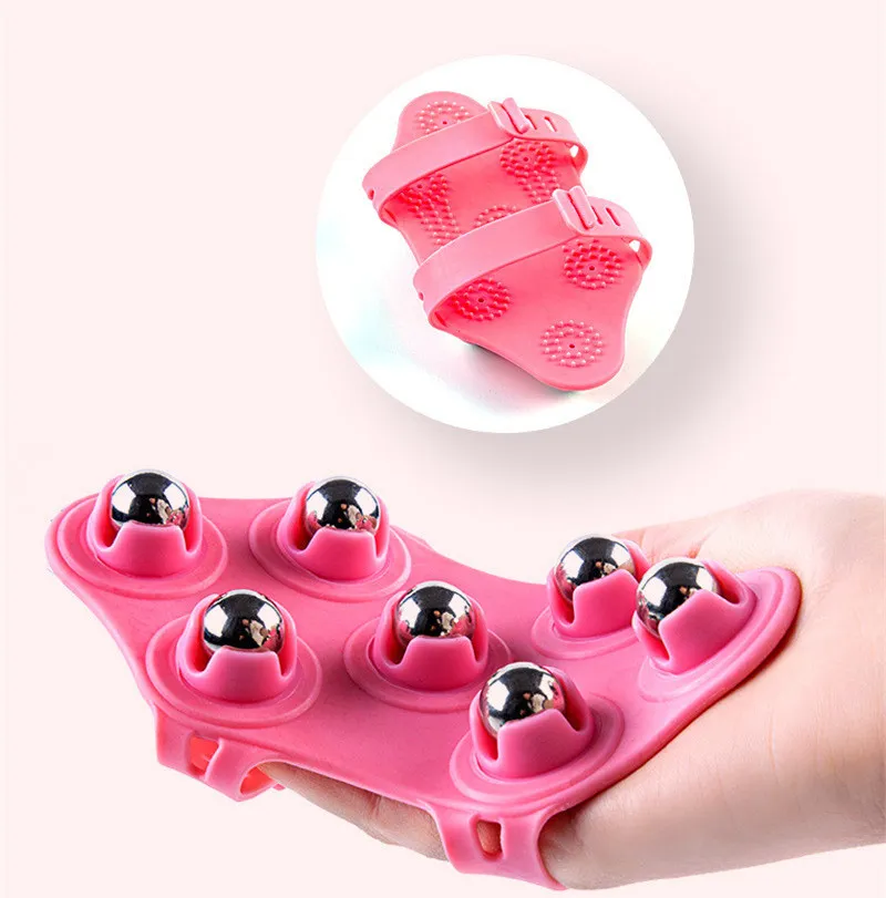 Stainless Steel Bead Ball Leg Roller Massager With Magnetic Meridian ...