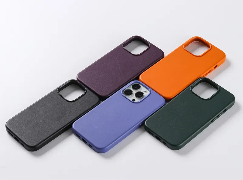 Premium Leather Protective Shells For IPhone Durable, Luxurious Phone ...