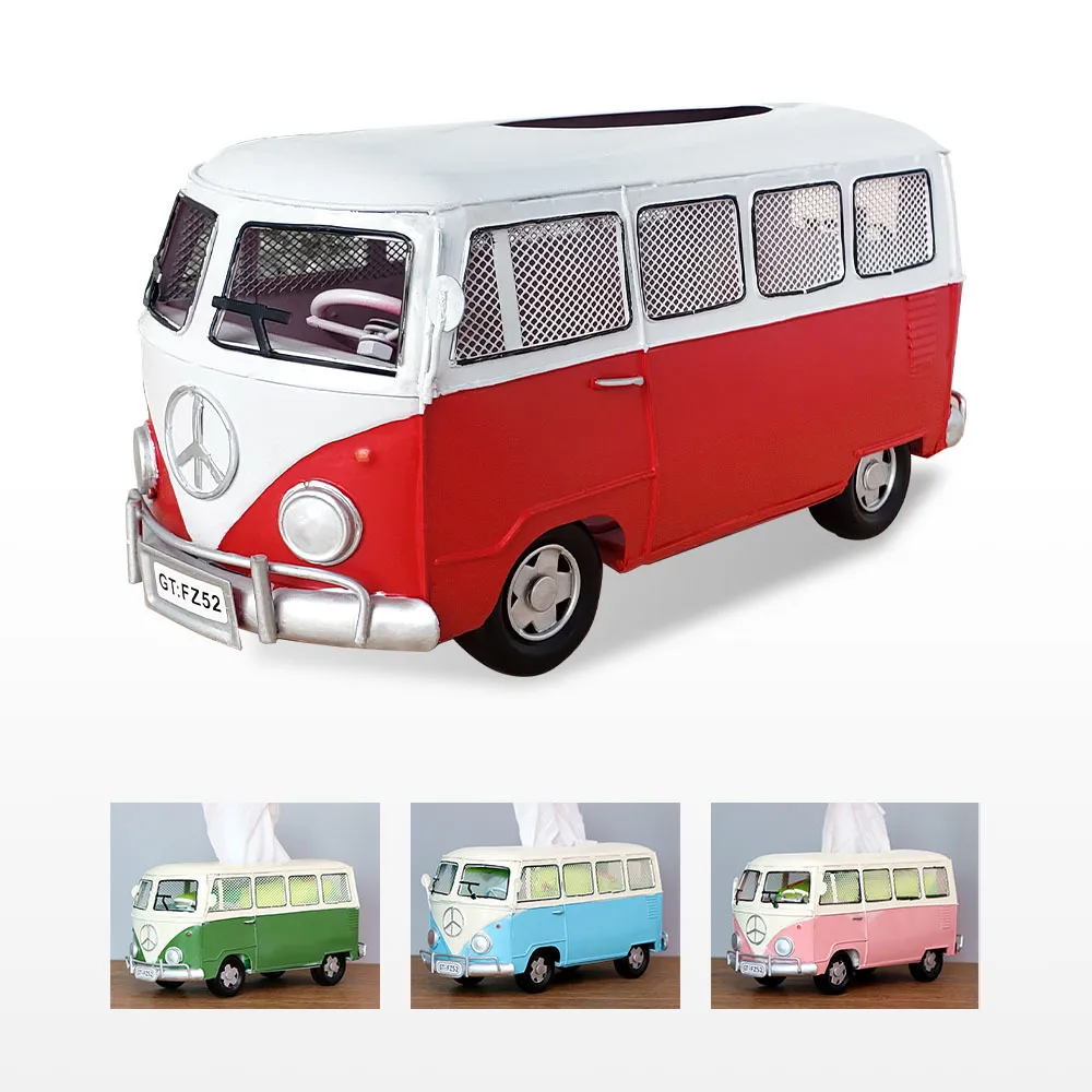Tissue Box Holder Retro Bus Model Dustproof Napkin... From Luo09, $23. ...