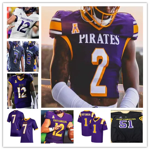 East Carolina ECU College Football Jerseys for Men in Black, Purple ...
