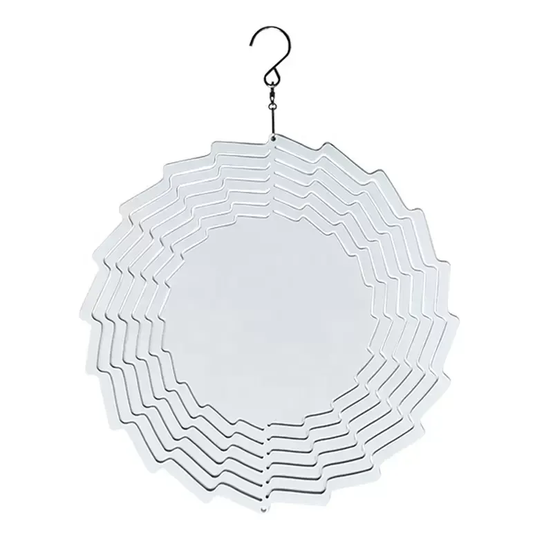 Sublimation Blank Wind Spinner 10 Inch Aluminum For Outdoor Patio And ...