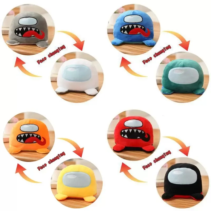 Anime Peripherals New Flip Reversible Products Plush Toys Plushs Dolls ...