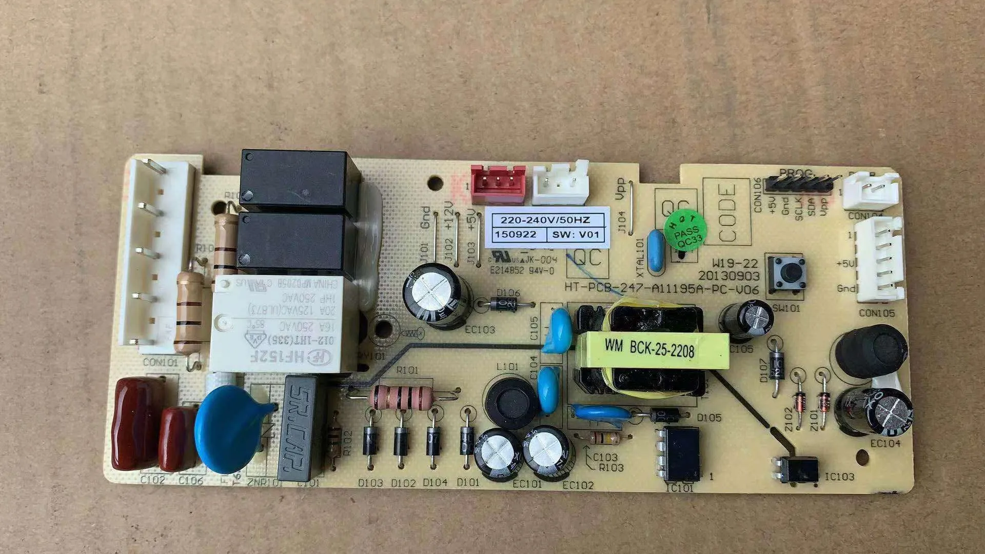 HT-PCB-247-A11195A-PC-V06 Hoover Refrigerator Circuit Board Fridge Main ...
