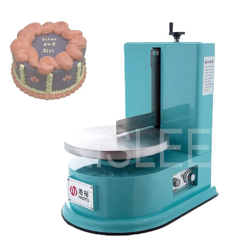 Automatic Cake Coating Machine Adjustable Height & Speed, Round Cake ...