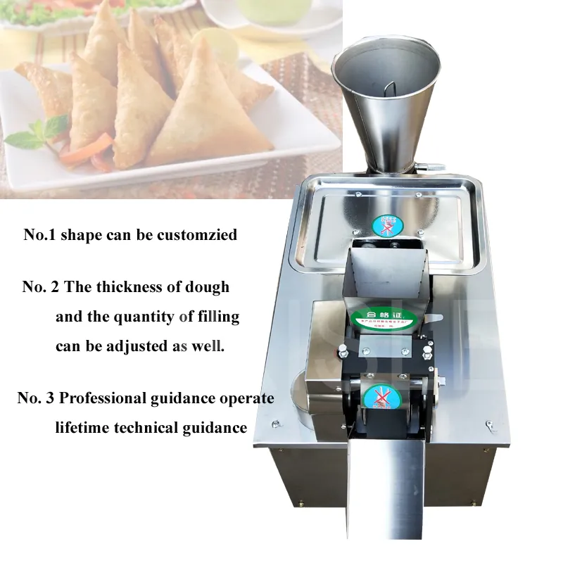 Automatic Curry Dumpling Maker Stainless Steel Jiaozi Machine Samosa ...