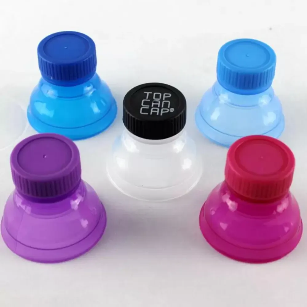 Reusable Soda Can Lids - Pop Can Covers for Spill Prevention, Drink ...