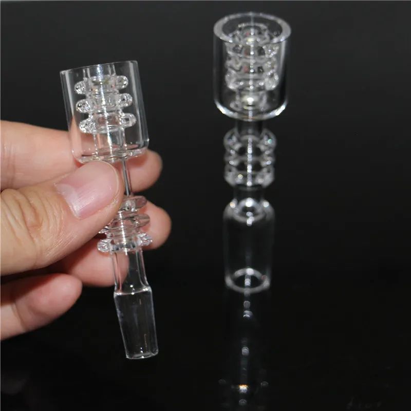 Smoking Mini Glass Bong Recycler Dab Rig Heady Water Pipe With Comb ...