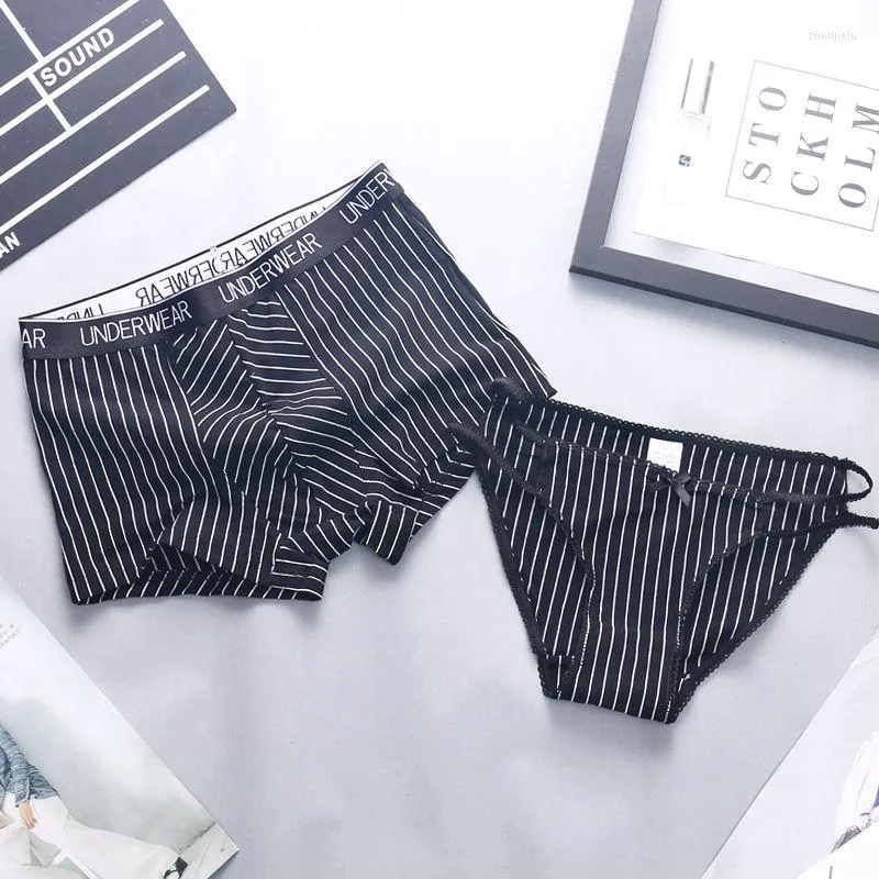Matching Couples Underwear Sets: Comfort Cotton Boxer & Panty Set ...