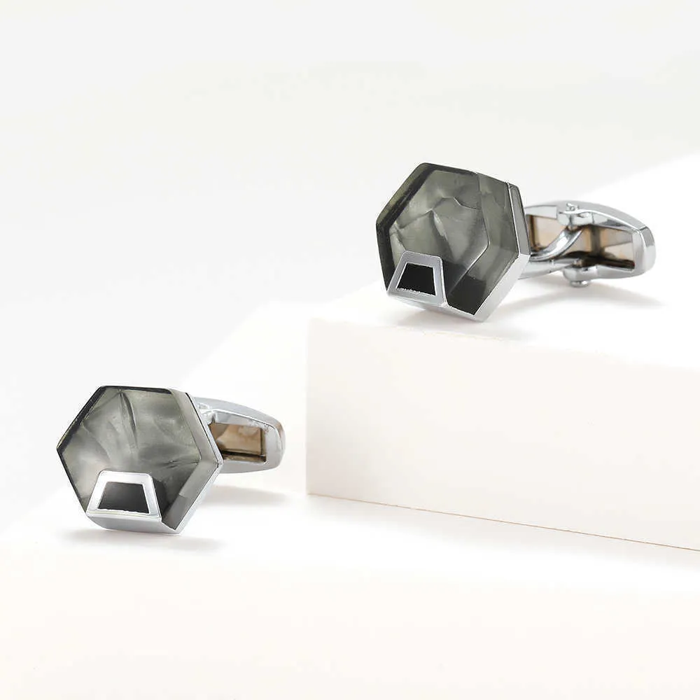 Elegant Hexagon Cufflinks - Premium Formal Shirt Cuff Links, Best ...