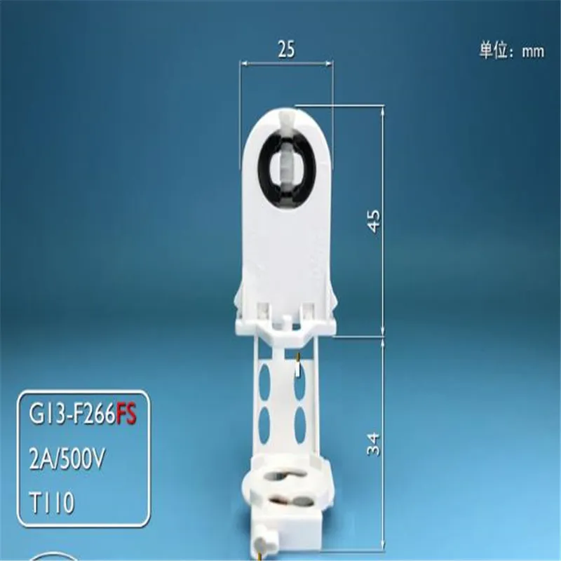 T8 G13 Light Socket G13 F266FS Lamp Holders, Flame Retardant, Easy ...