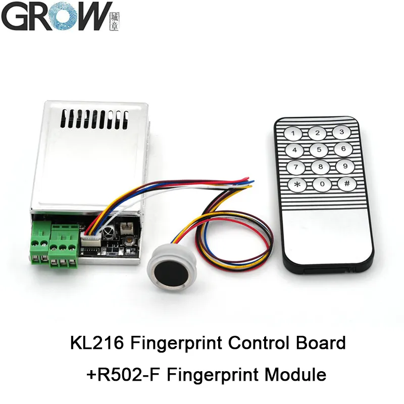 DHgate.com:GROW KL216 R502-F DC10-30V Remote Control Fingerprint Access ...