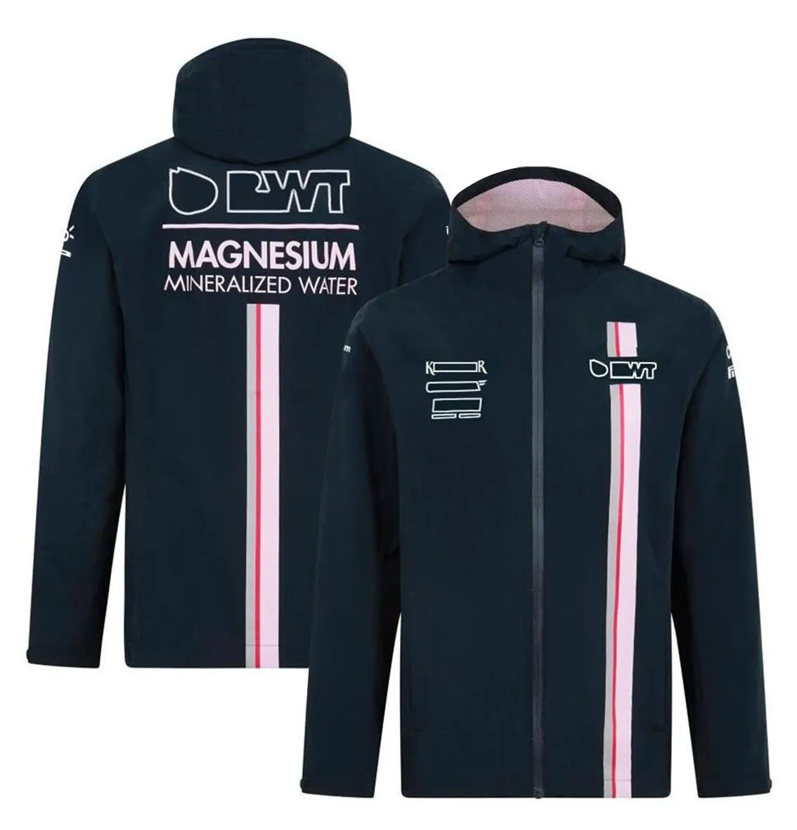Men's F1 Racing Suit Long Sleeve Zipper Full Zip Sweater Casual And ...