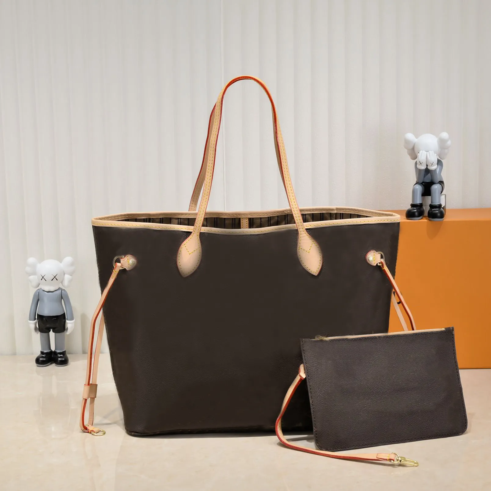 Fashion Designer Leather Tote Bag Womens Luxury Shoulder & Crossbody ...