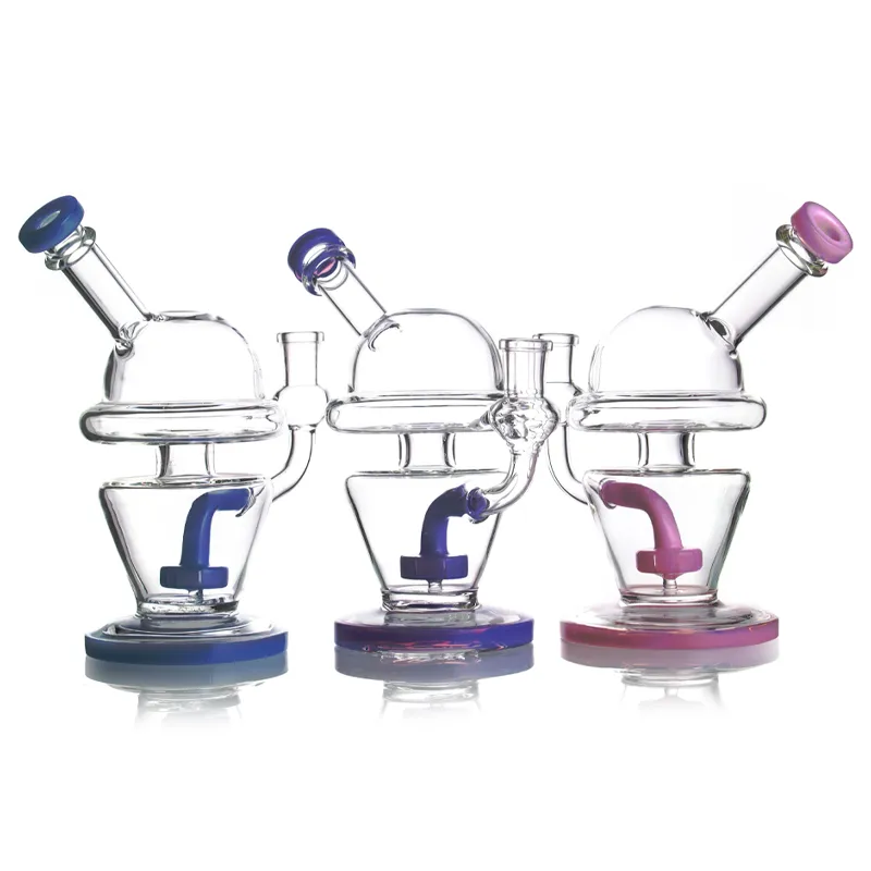 Bulk Order 7.5 Inch Female Hookah With Herb Slide, Vortex Cyclone ...