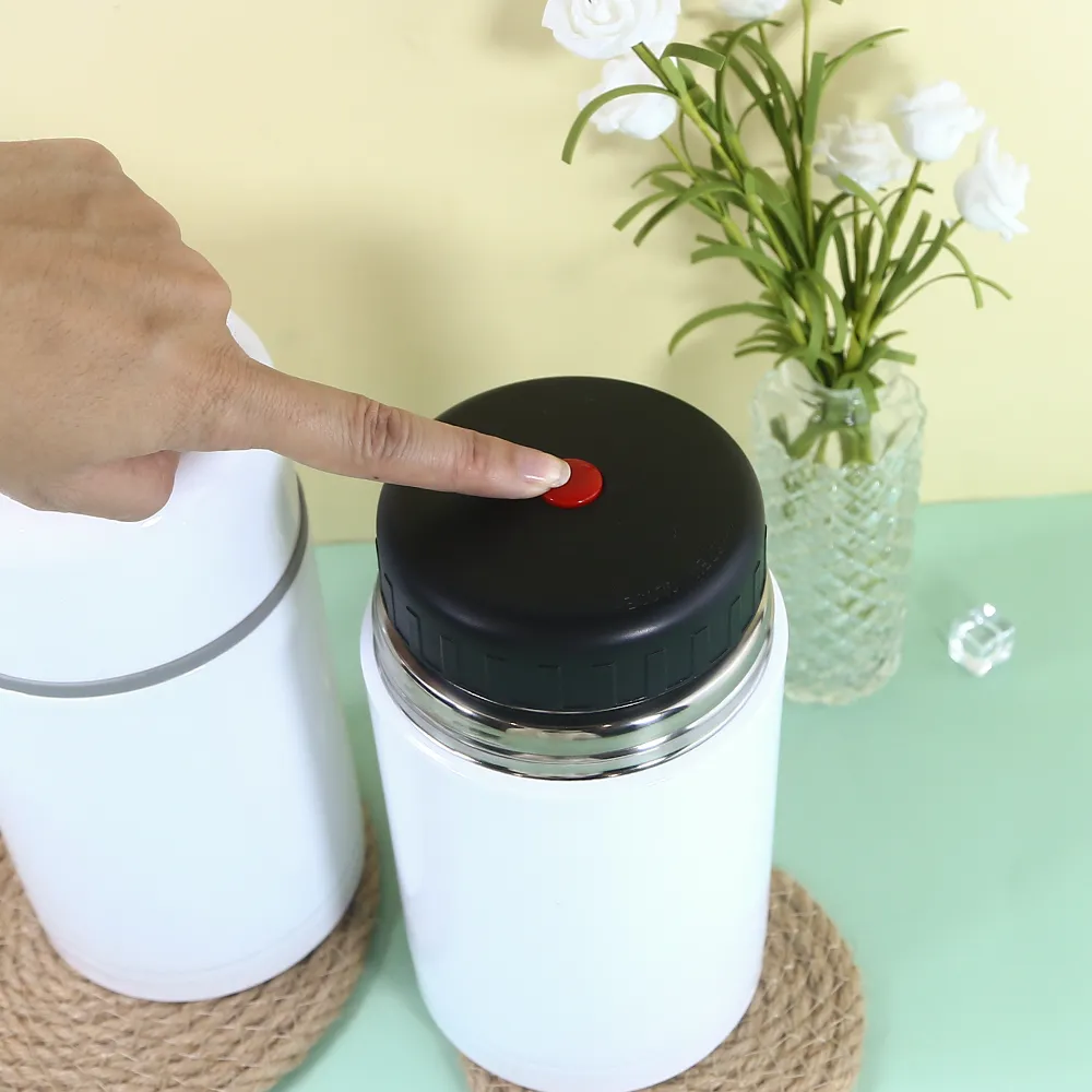 Sublimation Insulated Food Jar Braised Beaker Thermoses Stainless Steel ...