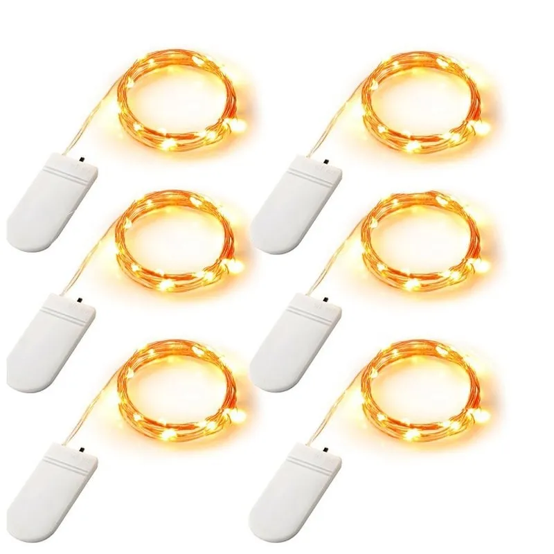 3m 5m Copper Wire LED String Lights Holiday Lighting Fairy Garland For ...