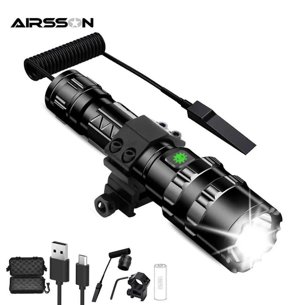 Flashlights Torches Tactical Flashlight Ultra Bright 1600 Lumens USB ...