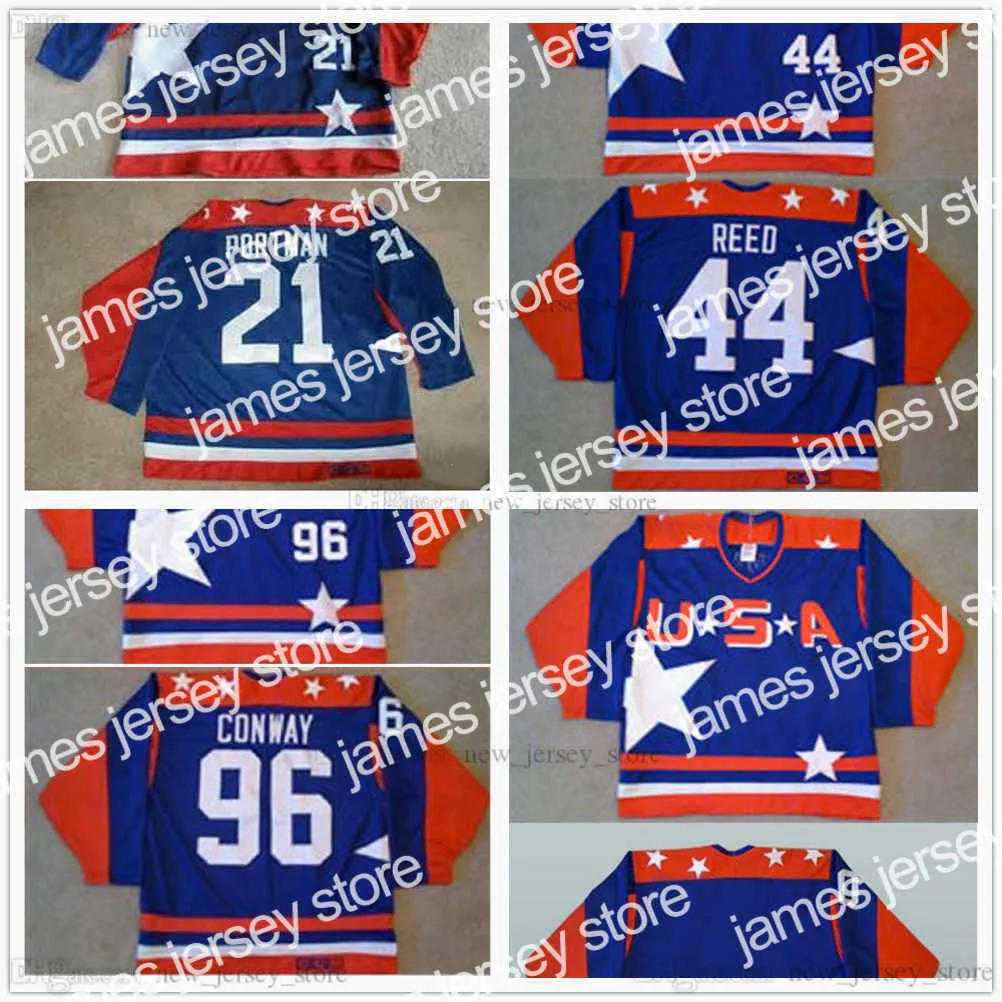 Mighty Ducks Hockey Jersey Retro Movie D2 Team USA Vintage Stitched 96 ...