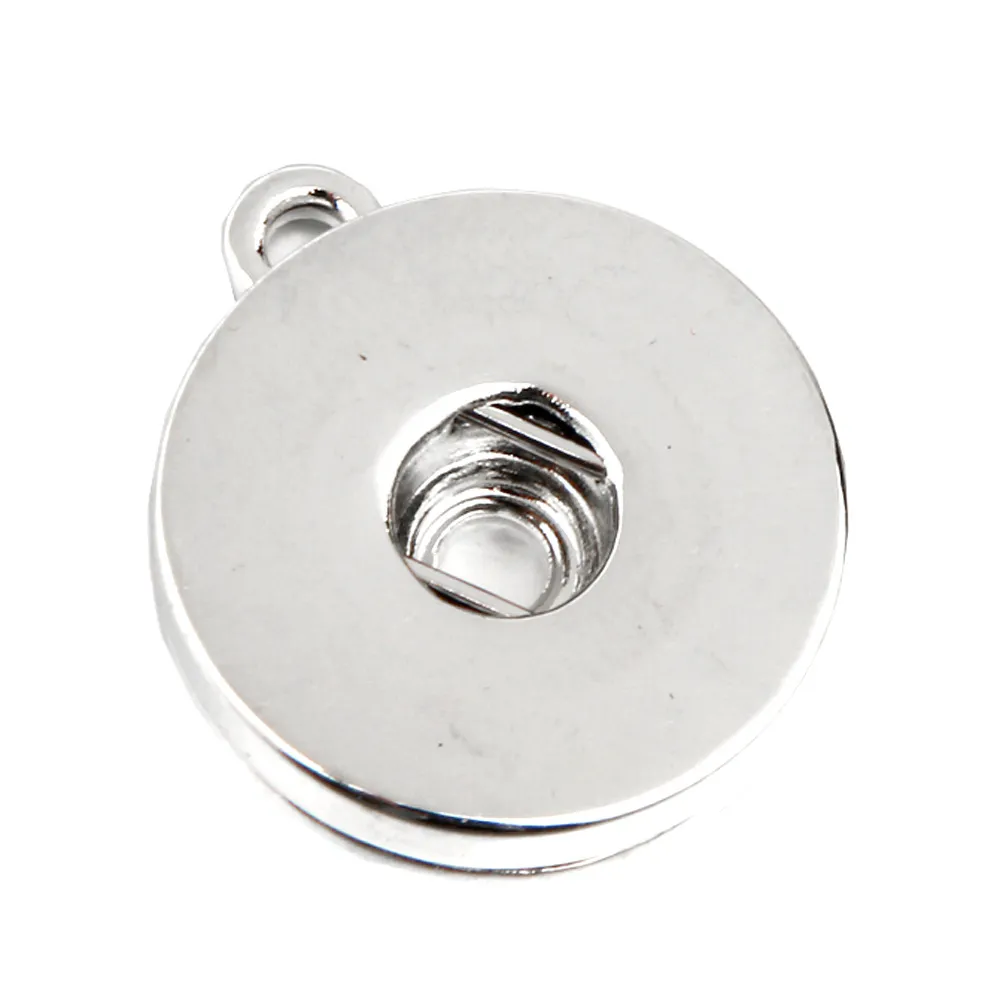 DIY Snap Button Jewelry Charms: 18mm Metal Ginger Snap Bases for ...