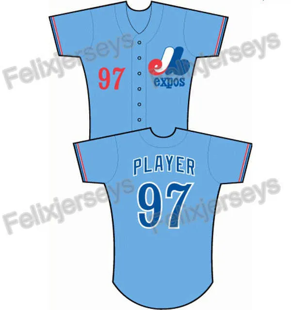 Montreal Expos Retro Baseball Jerseys Tim Raines, Vladimir Guerrero ...