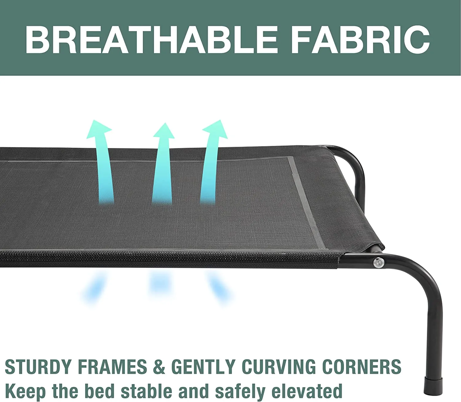 Portable Coog Elevated Amazon Elevated Dog Bed With Washable ...