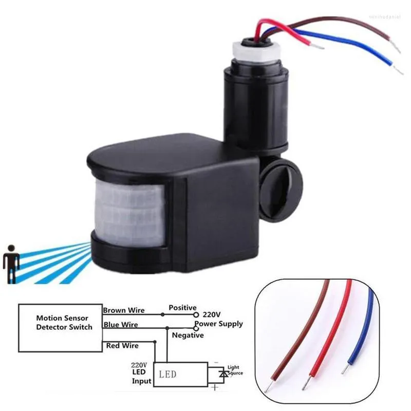 Smart Home Sensor Infrarood Pir Motion Switch Light Met Led Licht