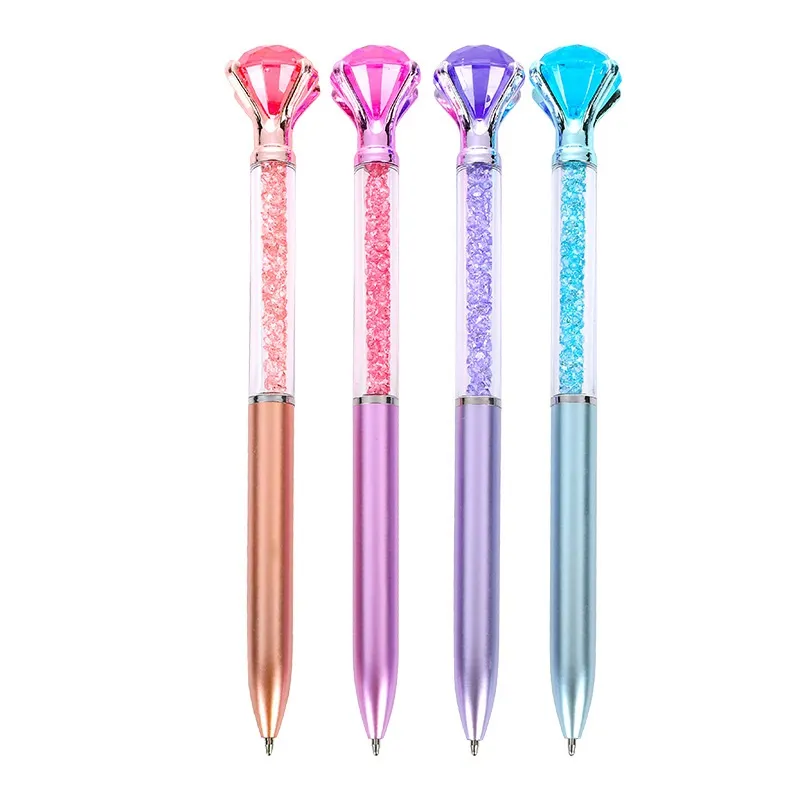 جديد Crystal Points Pen Big Diamond Point Pens Hopts Student School ...