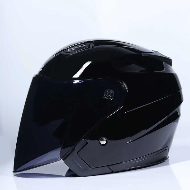 Jiekai Motorcycle Cheap Cycle Helmets Unisex Four Season Half Helmet ...