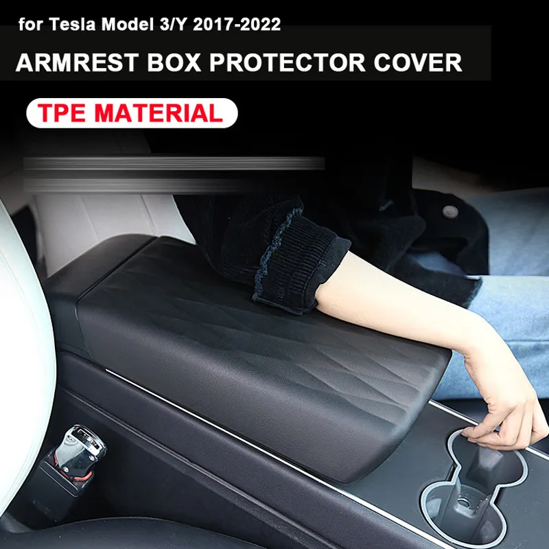 Tesla Model 3 Y Armrest tissue box cover - TPE Center...