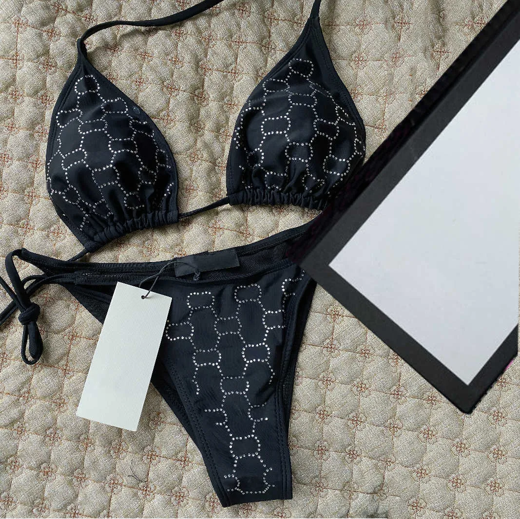 Designer Plus Size Womens Two Piece Bikini Luxury Summer Swimwear Beach ...