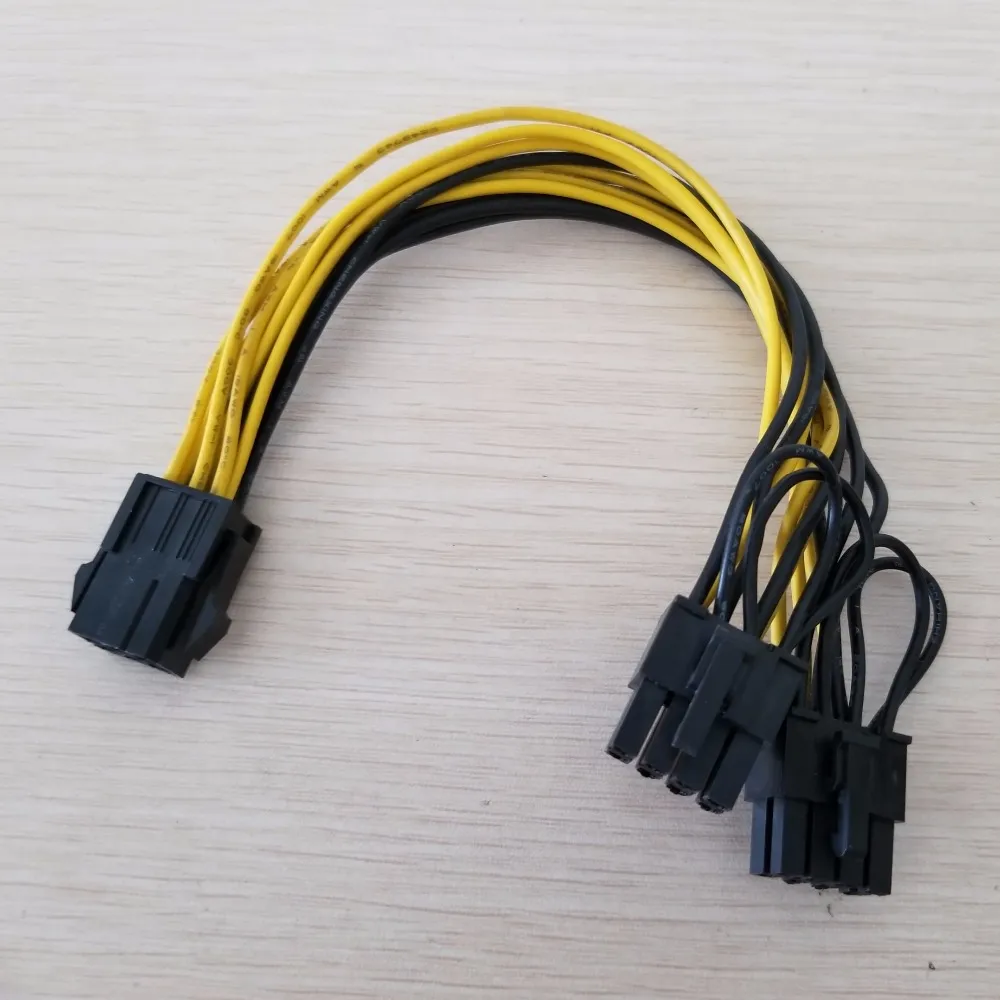 DHgate.com:10pcs/lot PCIE Video Graphics Card 6Pin To Dual 8Pin(6Pin ...