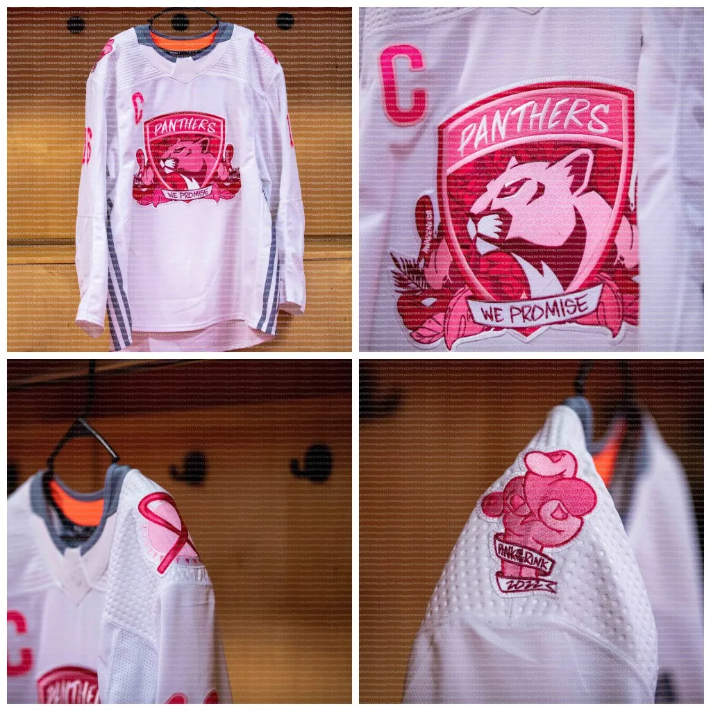 Florida Matthew Tkachuk 2022 Pink In The Rink Panthers Jersey ...