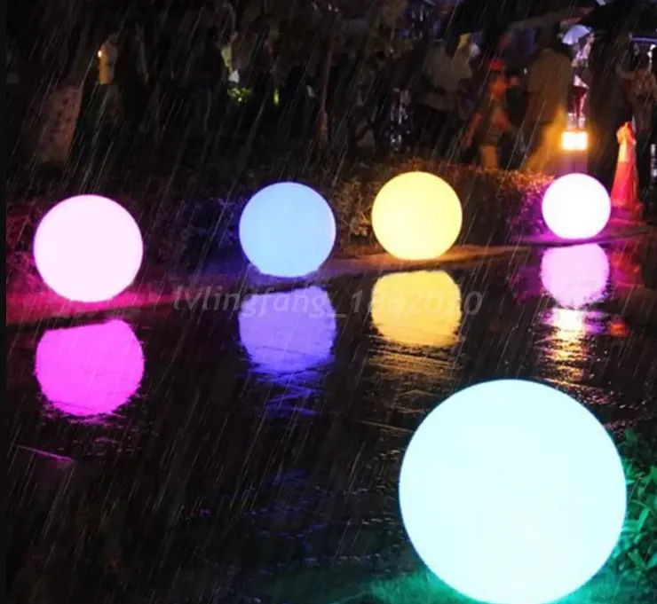 Remote Control Pool Light: Decorative LED Ball Light For Outdoor Lawn ...