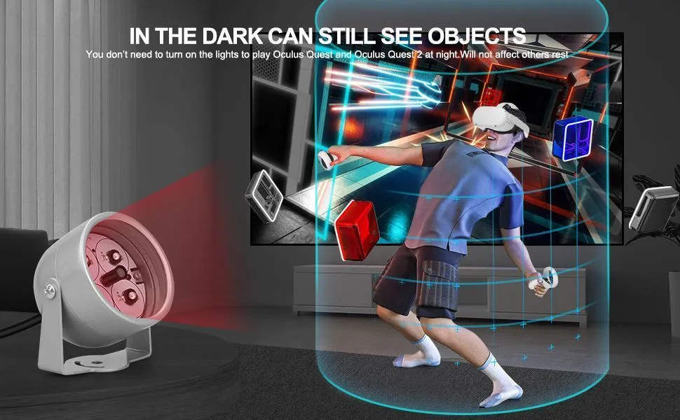 AMVR Touch Controller Grip With Anti Throw Strap For Oculus Quest 2 ...