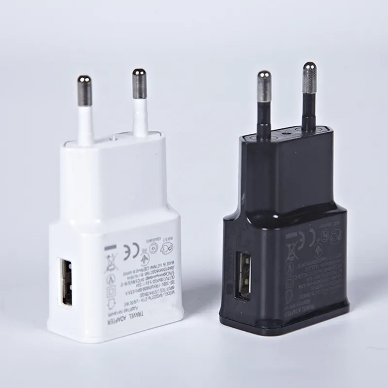 Wall USB Charger EU US Plug For Samsung iPhone Mobile Phone Charging ...