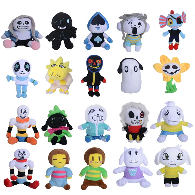 Undertale Sans Skull Mugman Plush 20 Styles, 30cm Stuffed Animal Dolls ...