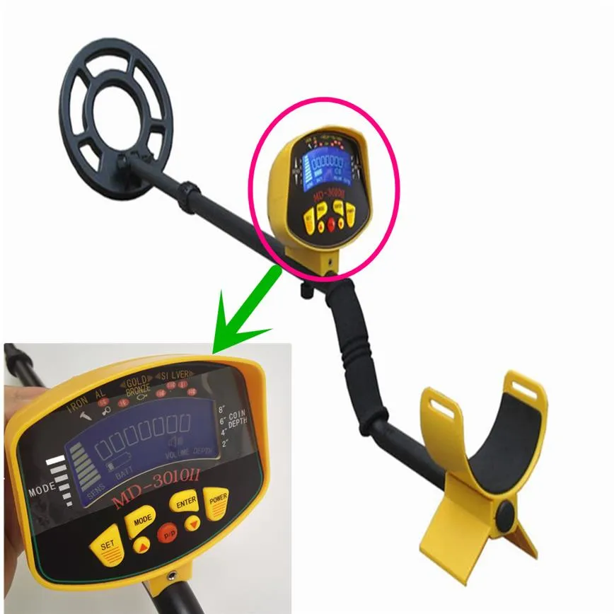 Professional Metal Detector MD3010II Underground Metal Detector Gold ...
