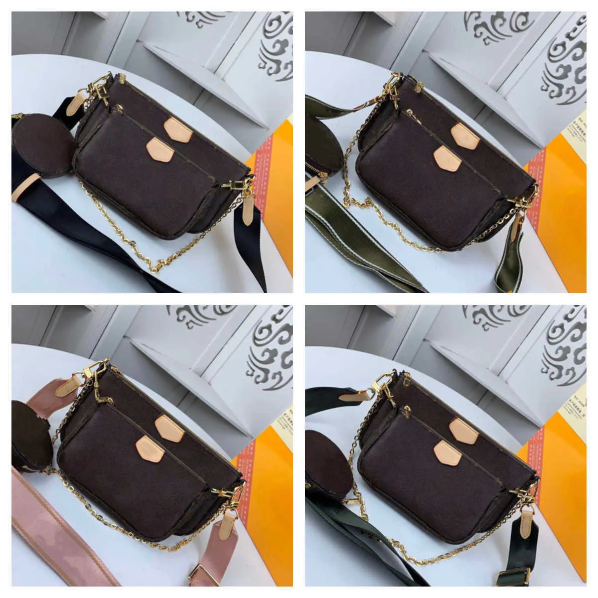 High Quality Handbags Set Genuine Leather Tote, Shoulder, And Crossbody ...