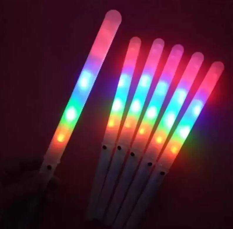 Reusable Food Grade Cotton Candy Sticks Colorful Flashing LED Light ...