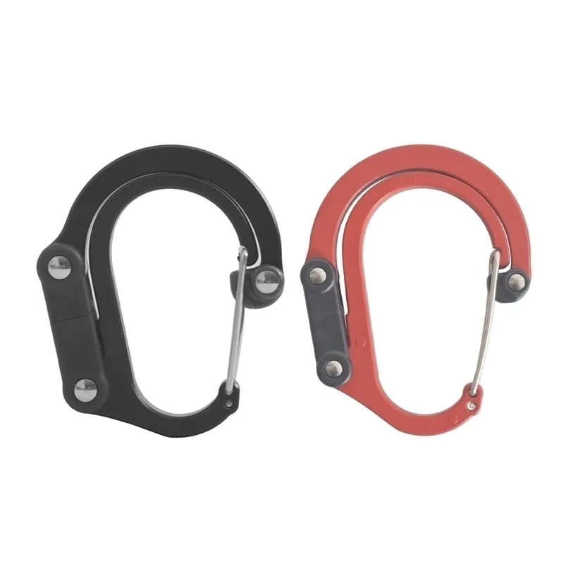 Hiking Carabiner Clips Lightweight Gear Clip Carabiner Rotating Hook ...