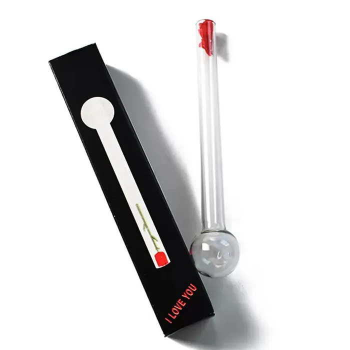 Display Box Smoking Pipe 4 Inches Thick Pyrex Clear Tobacco Herb Hand ...