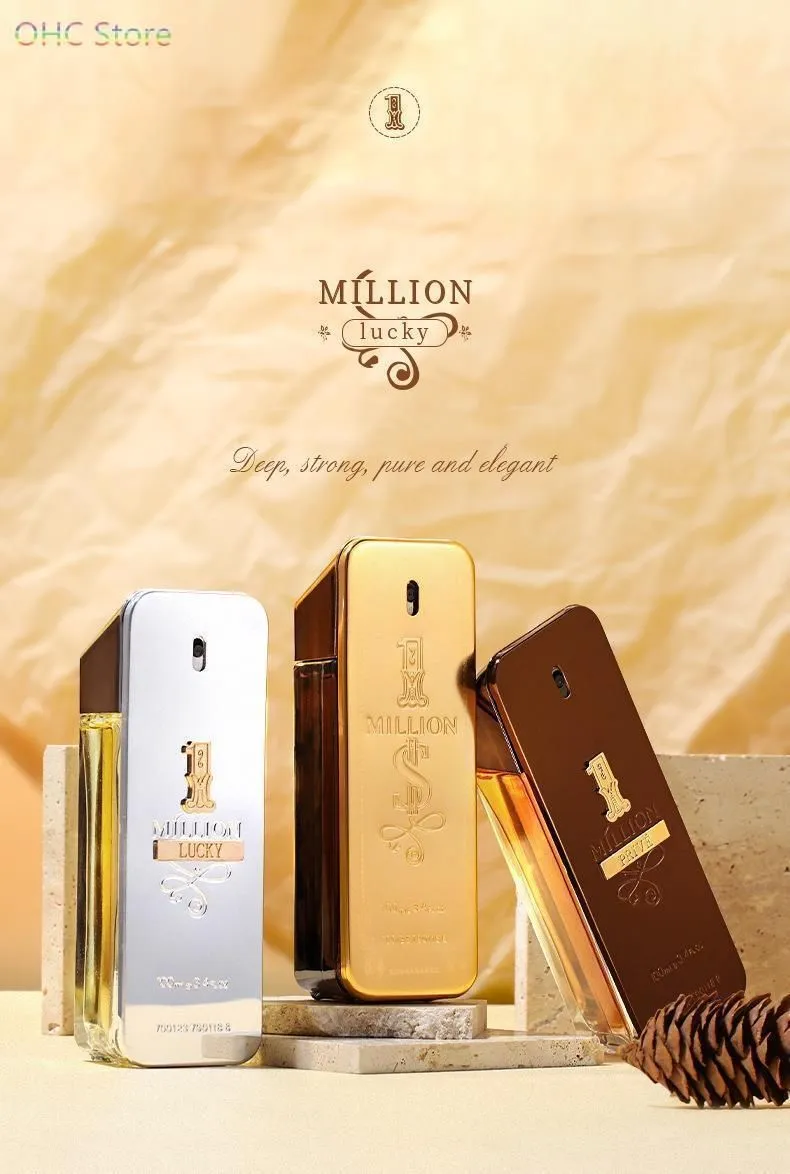 Men's Natural Cologne Spray - Long-Lasting & Deodorant, Fresh & Woody ...
