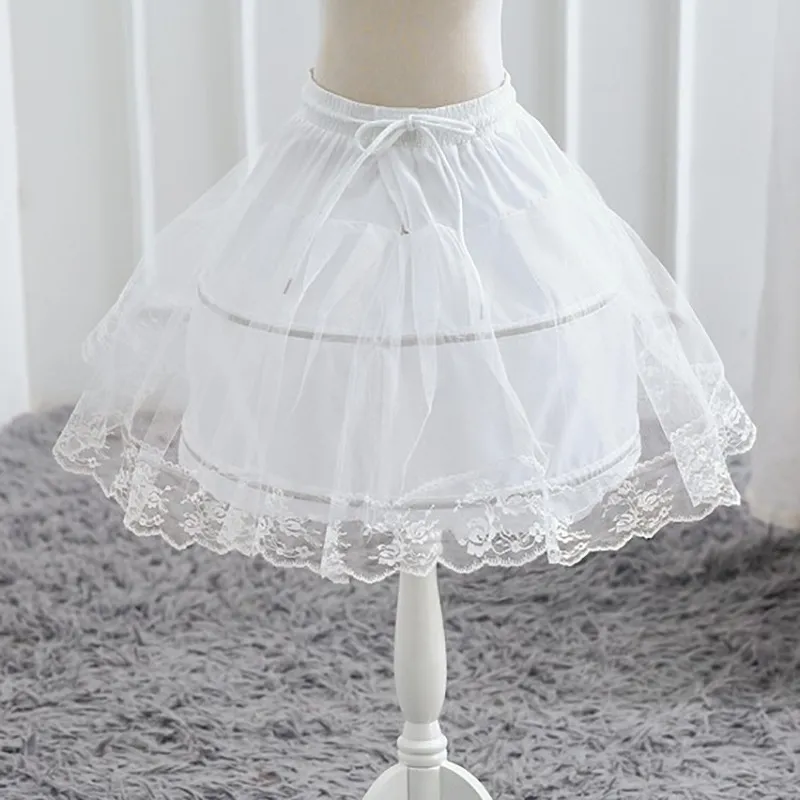 Elegant White Crinoline Petticoat - Perfect for Children's Wedding ...