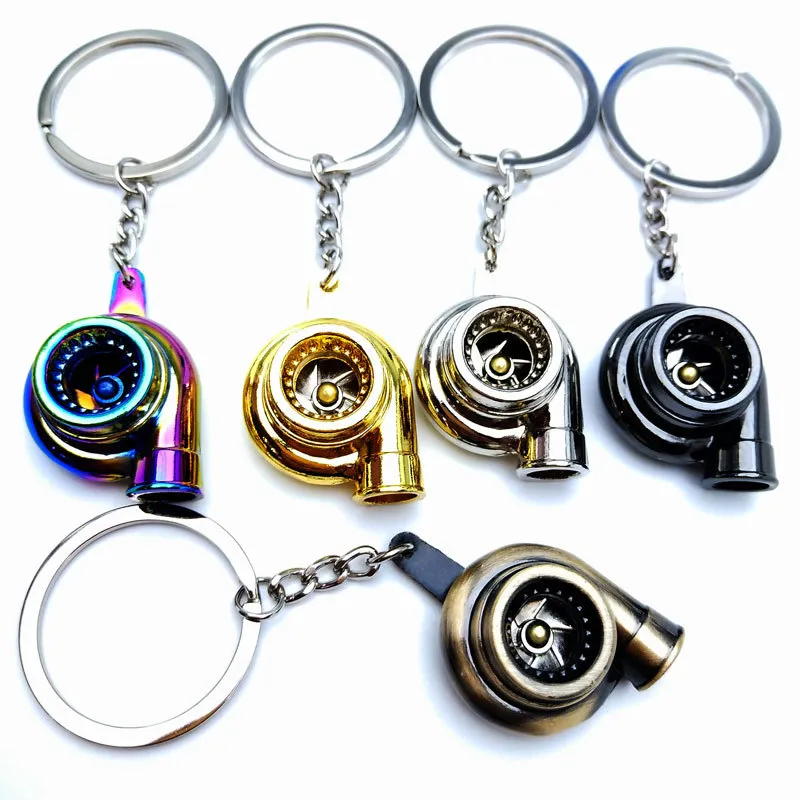 Car Keychain Pendant, Metal Turbo Keychains, Auto Part Model Turbine ...