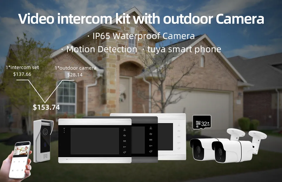 Joytimer Home Video Intercom Zebronics Video Door Phone For Apartment 7 ...