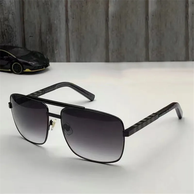 Fashion Classic 0259 For Men Metal Square Gold Frame UV400 Unisex ...