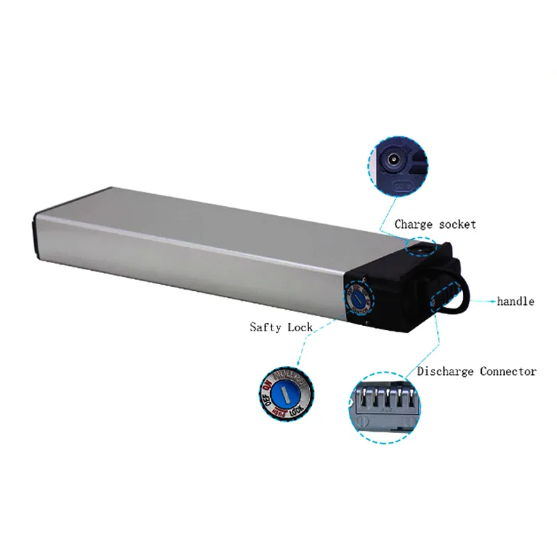 DHgate.com:48V 128Ah Folding Electric Bike Battery Pack, Phylion Hidden ...